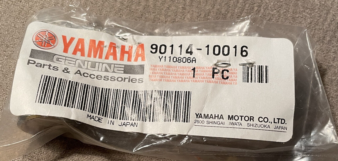 4 OEM Wheel Hub Stud Bolts Genuine Yamaha 90114-10016-00 for sale ...
