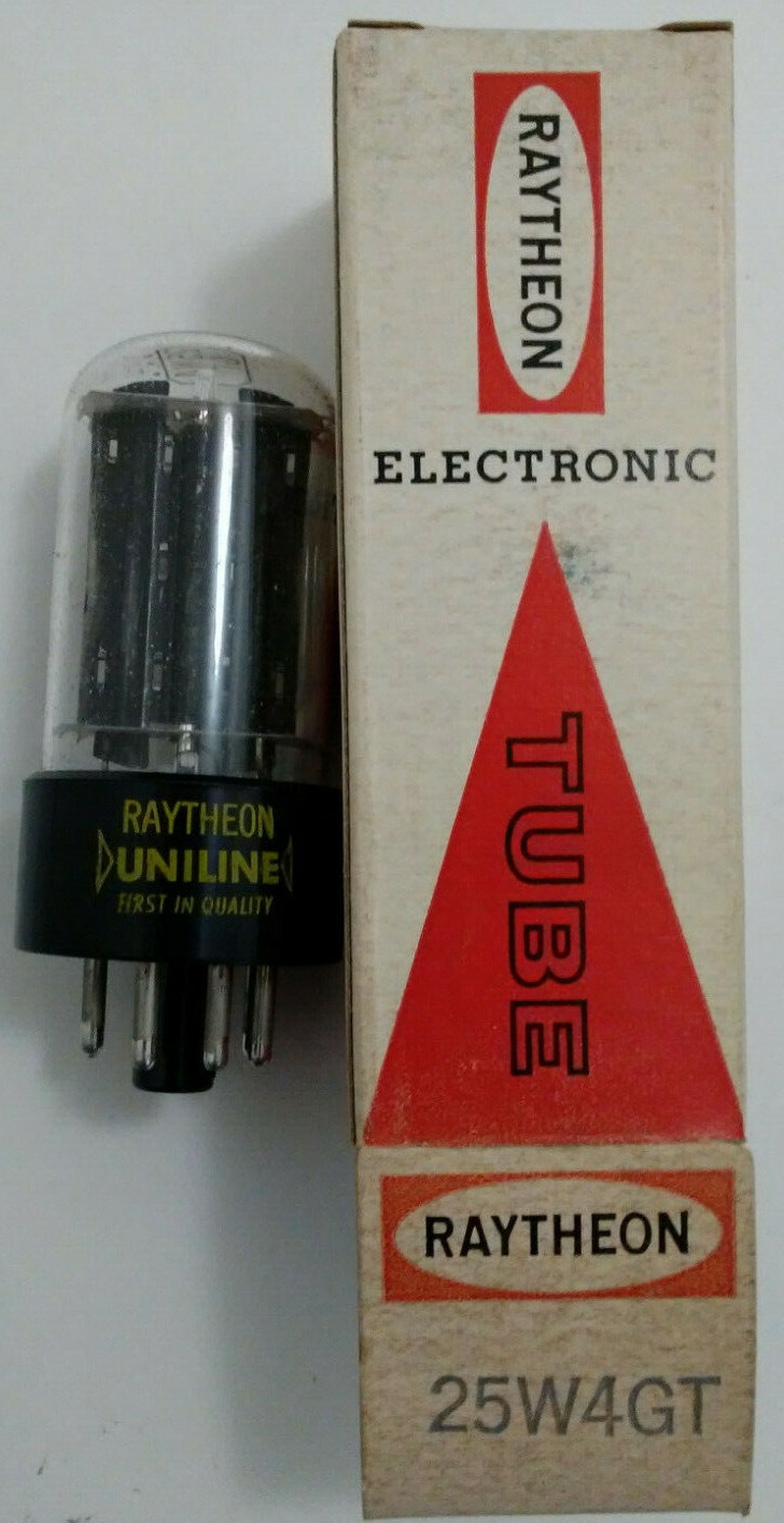 25W4GT NOS vacuum tube Raytheon damper rectifier | eBay