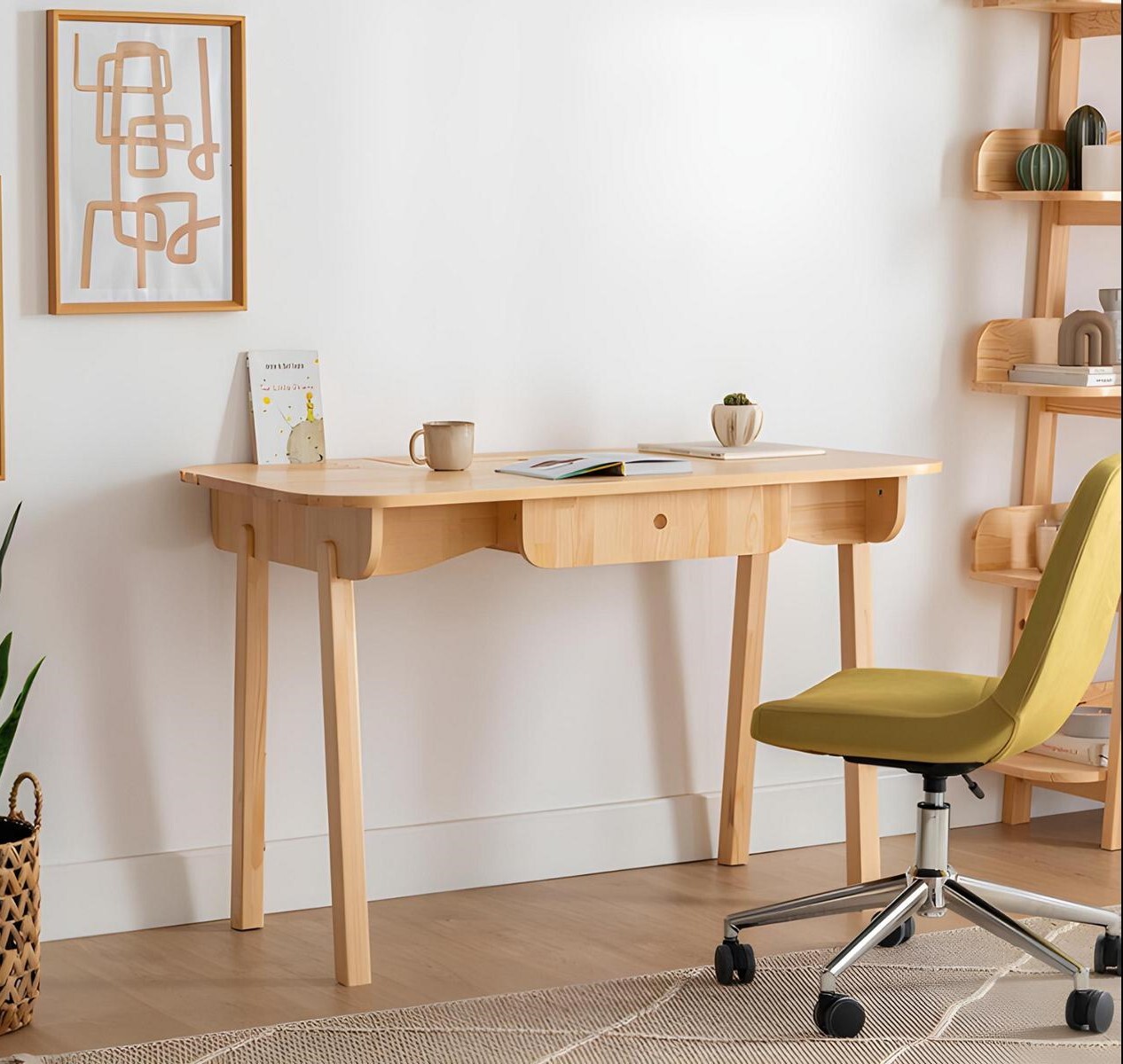 Beiger Schreibtisch Designer Computertisch Luxuriöse Robuste Büromöbel ...