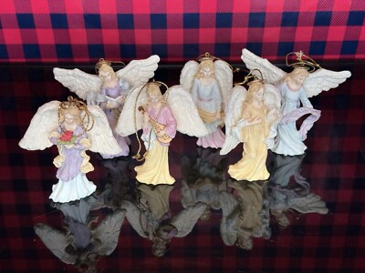 6 of AMAZING Classic Millennial Angel Ornaments Feather Wings | eBay