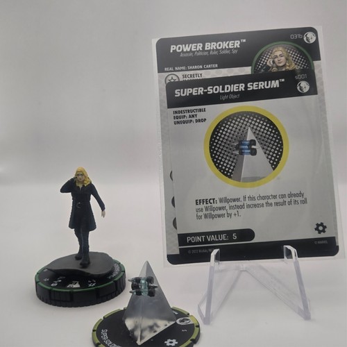 Heroclix Marvel Studios Disney Plus set Power Broker #031b Prime figure ...