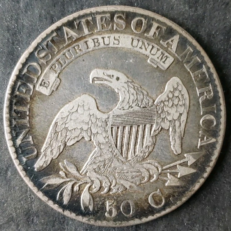 1824 50c Capped Bust Silver Half Dollar | eBay
