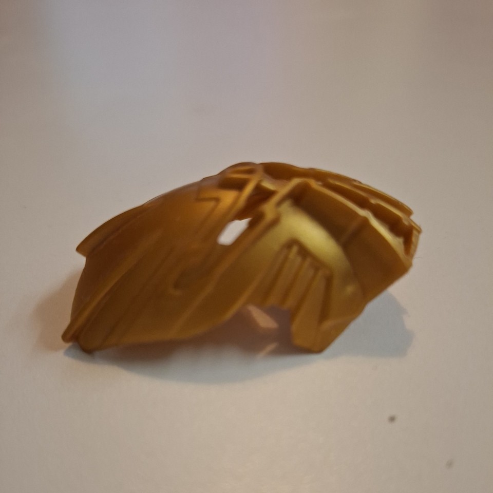 OFFICIAL Lego Bionicle Mata Nui Very Rare Pearl Gold Ignika Mask Of ...