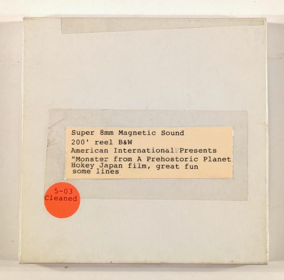 Monster From a Prehistoric Planet 1967 Japanese Super 8mm Movie w ...