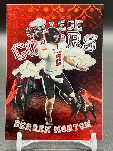 2024 ONIT Behren Morton College Colors Rookie RC SP #CC-3 | eBay