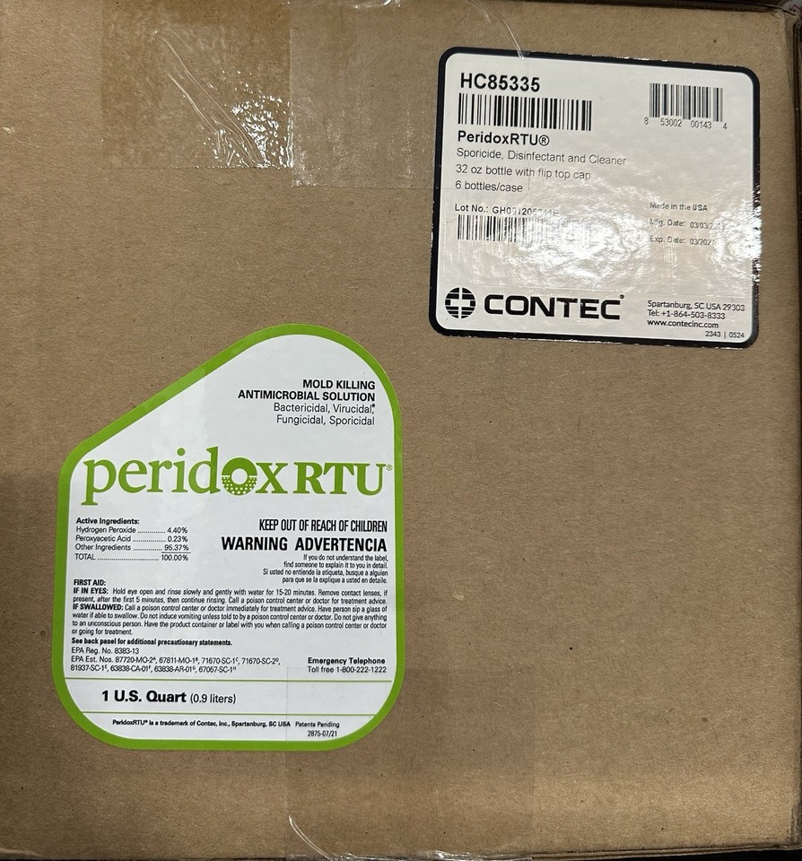 Peridox RTU Liquid Surface Disinfectant Cleaner 32 oz. 1 Ct | eBay