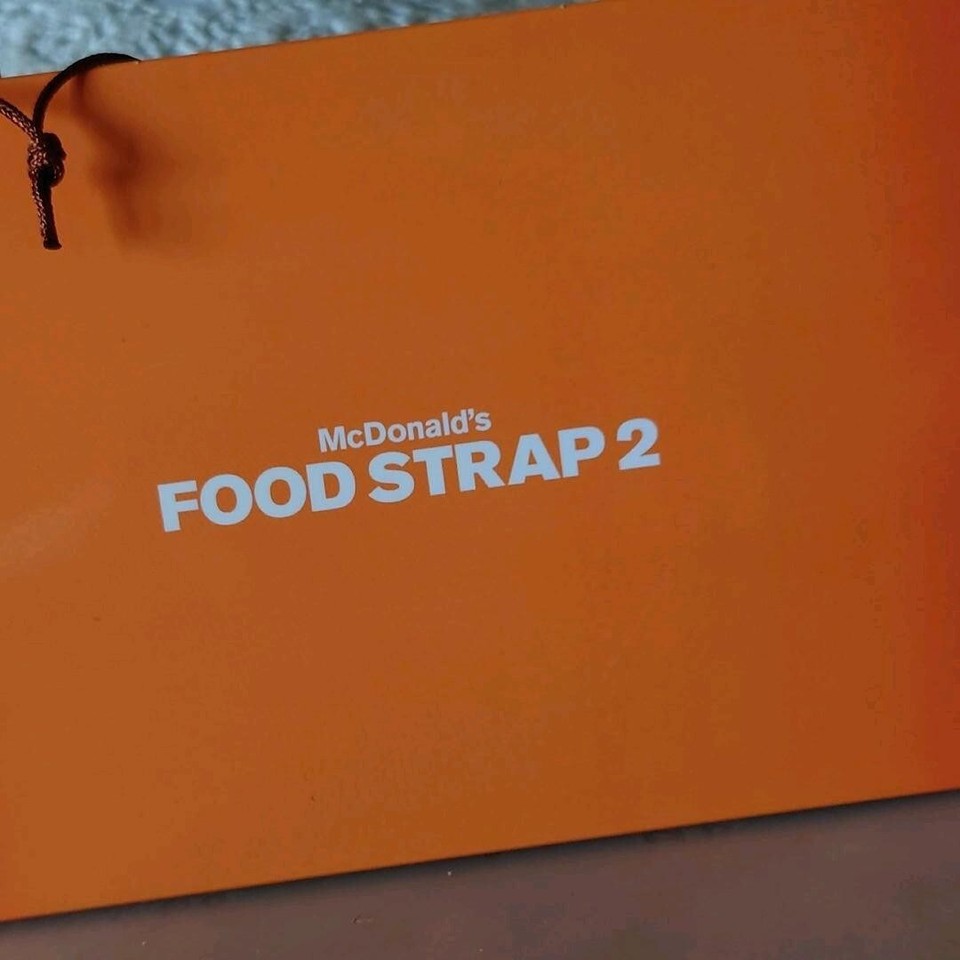 RARE McDonald's Food Strap JAPAN Limited Edition 6 Pieces Set Rare with ...