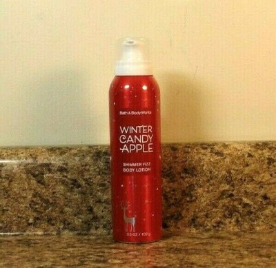 Bath and Body Works Winter Candy Apple Shimmer Fizz Body Lotion Cream ...