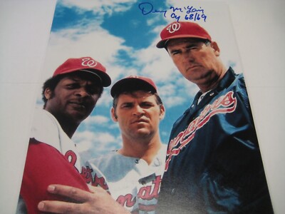BASEBALL LEGEND DENNY MCLAIN AUTOGRAPH 8x10 PHOTO W/TED WILLIAMS COA ...