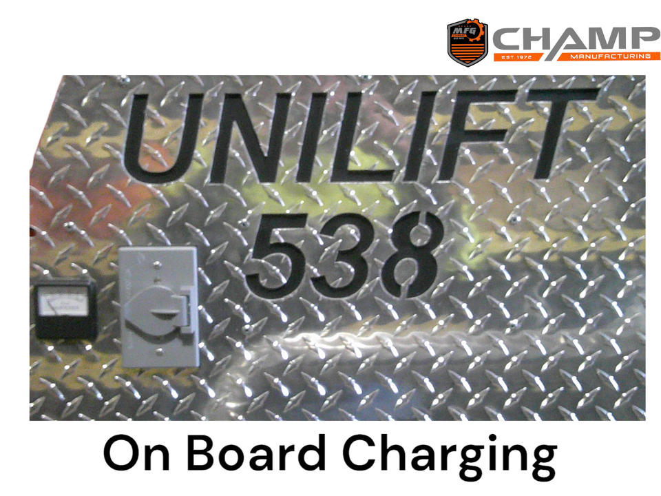 New Champ Unilift 538 Towable Boom Lift Boomlift Man Lift Made in USA ...