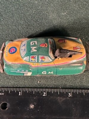 Vintage G-Men Gangster Crime Tin Litho Toy Car Japan, G-Man, FBI | eBay