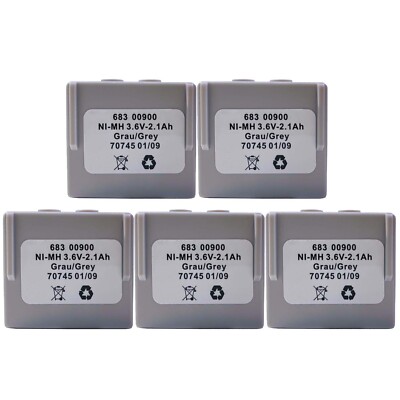 5pcs 3.6V 2100mAh 2.1Ah Battery 68300900 for HETRONIC Remote Control ...