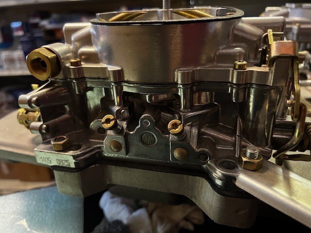 MOPAR "MAX WEDGE" INTAKE MANIFOLD / 2402726-1M - COMPLETE w/CARBS & AIR ...