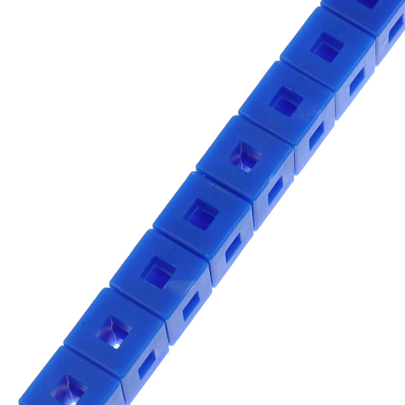 100Pcs Mathematics Linking Cubes Interlocking Counting Block Kids ...