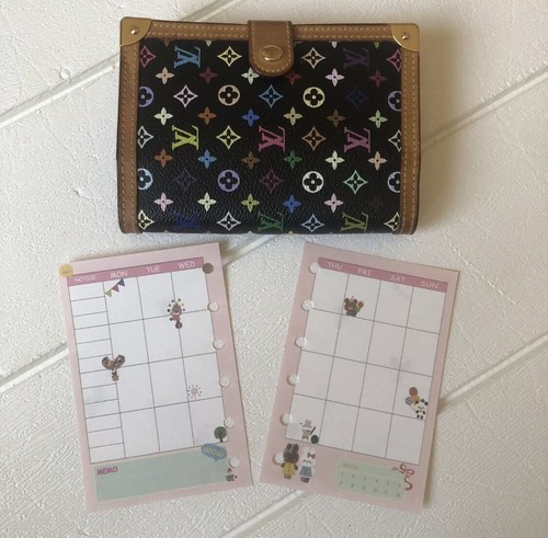 Agenda-PM-Mini-Inserts-Monthly-Weekly-Refills Fits For PM Size Agenda ...