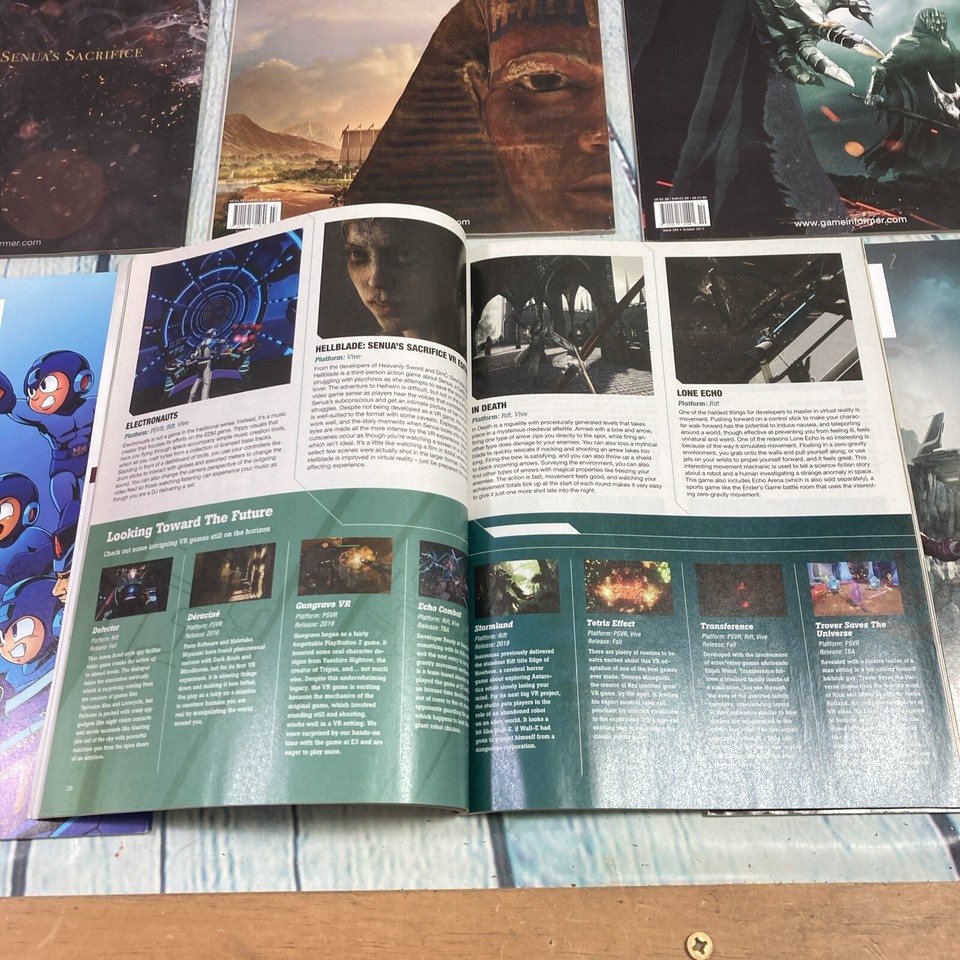 Game Informer Magazines Lot of 6 Issues Video Games 297 306 284 294 291 ...