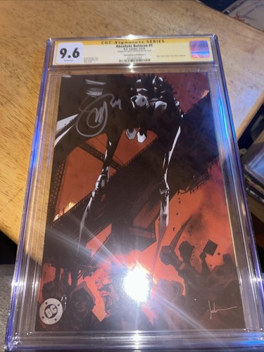 Absolute Batman #1 Jock NYCC Foil Cover SIGNED by SCOTT SNYDER JSA CGC ...