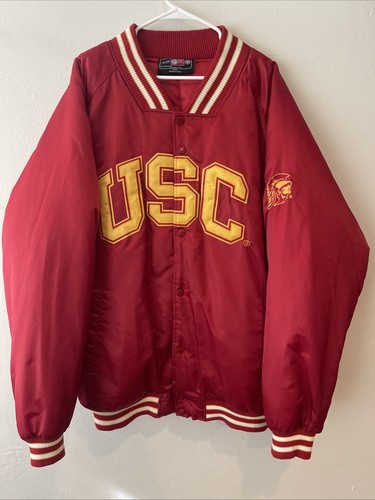 Vintage USC Trojans Creation of Demand Varsity Baseball Dugout Jacket ...