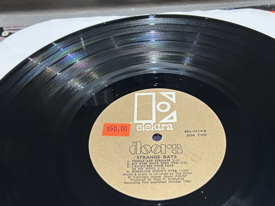 1967 The Doors Strange Days (First Pressing)US Elektra Gold Label LP ...
