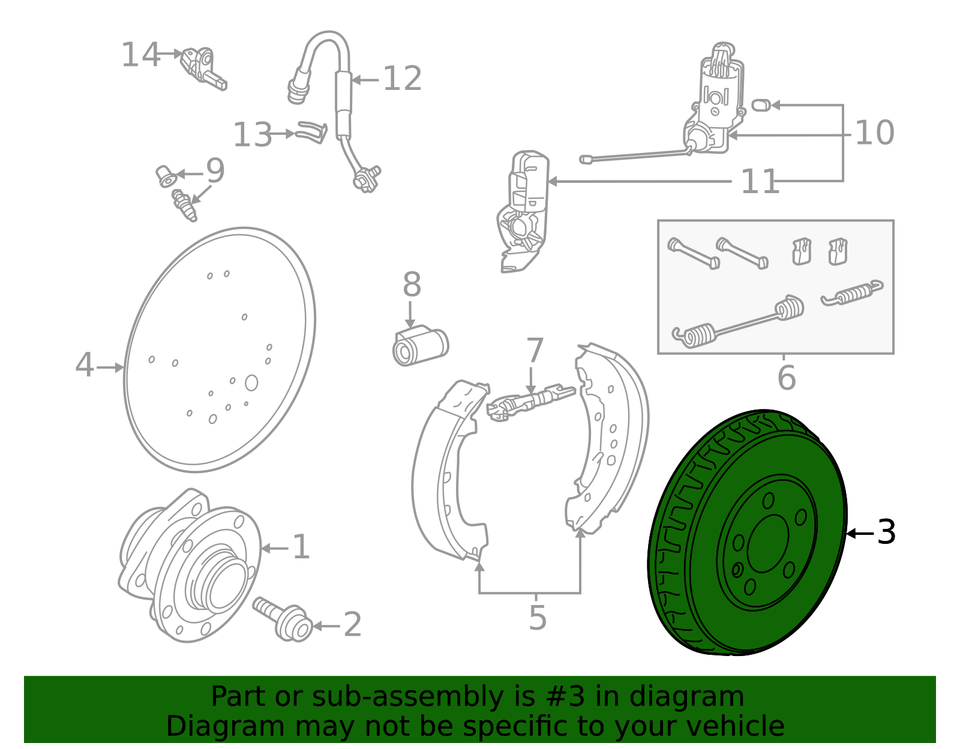 Genuine Volkswagen Drum 1EK-609-617 | eBay