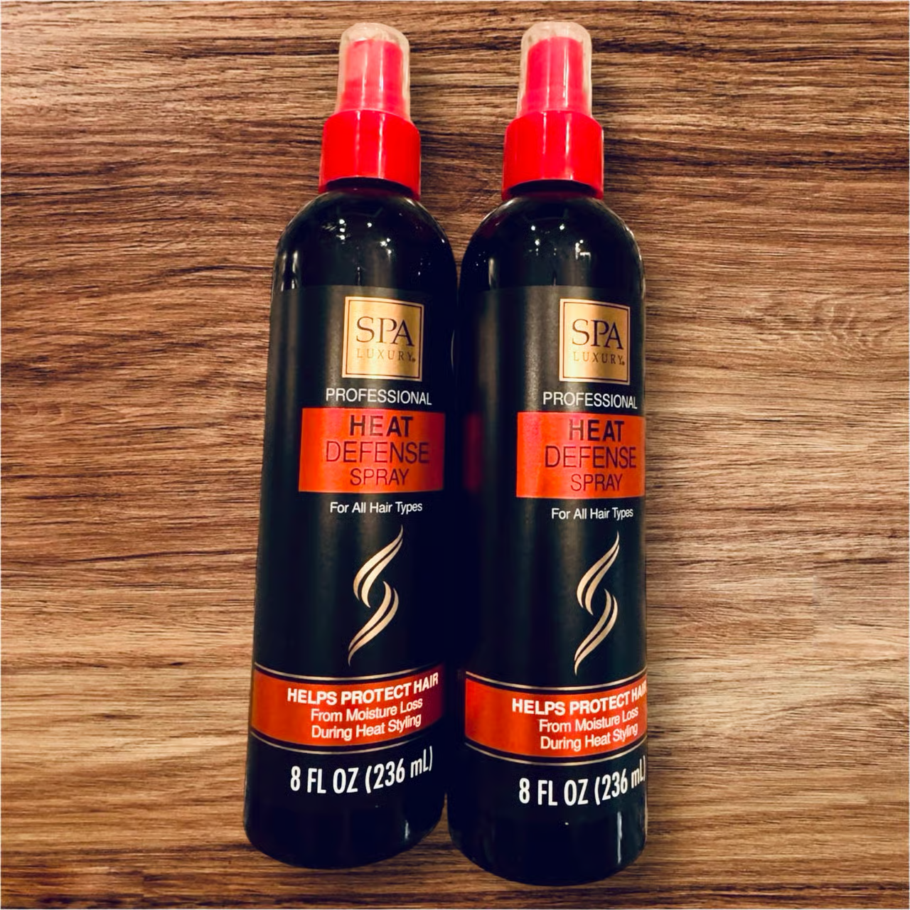 Spa Luxury Heat Defense Hair Spray-Protect & Shine Mist 8oz-For All ...