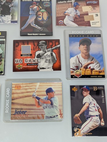 MLB Baseball Lot Of 9 Jersey Cards & Rookies | eBay