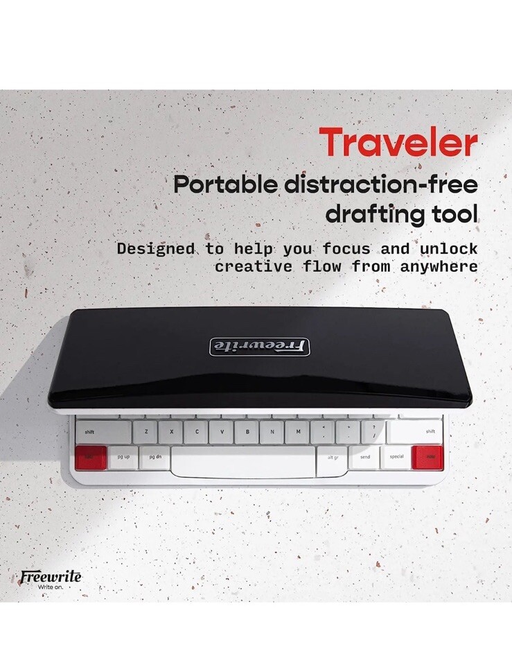 Freewrite Traveler | Lightweight and Portable Typewriter with E Ink ...