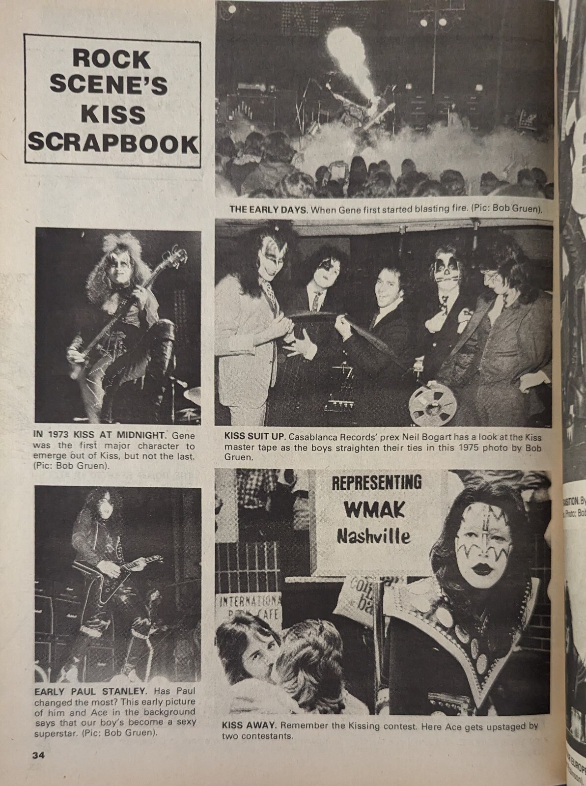 Rock Scene Magazine July 1977 Iggy Pop, KISS, Angel, Queen, Aerosmith ...