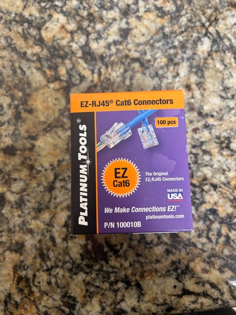 Platinum Tools - Network connector RJ-45 (M) CAT 6+ (pack of 100 ...