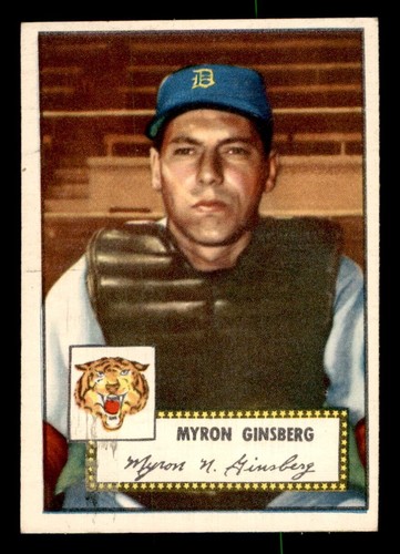 1952 Topps Baseball #192 Myron Ginsberg VG/EX *h1 | eBay