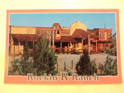 Rockin R Ranch Mesa Arizona vintage postcard Old Western Town Dining | eBay
