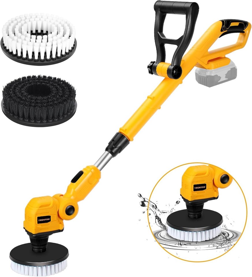 Cordless Power Scrubber Compatible with Dewalt 20V MAX Battery (Tool ...
