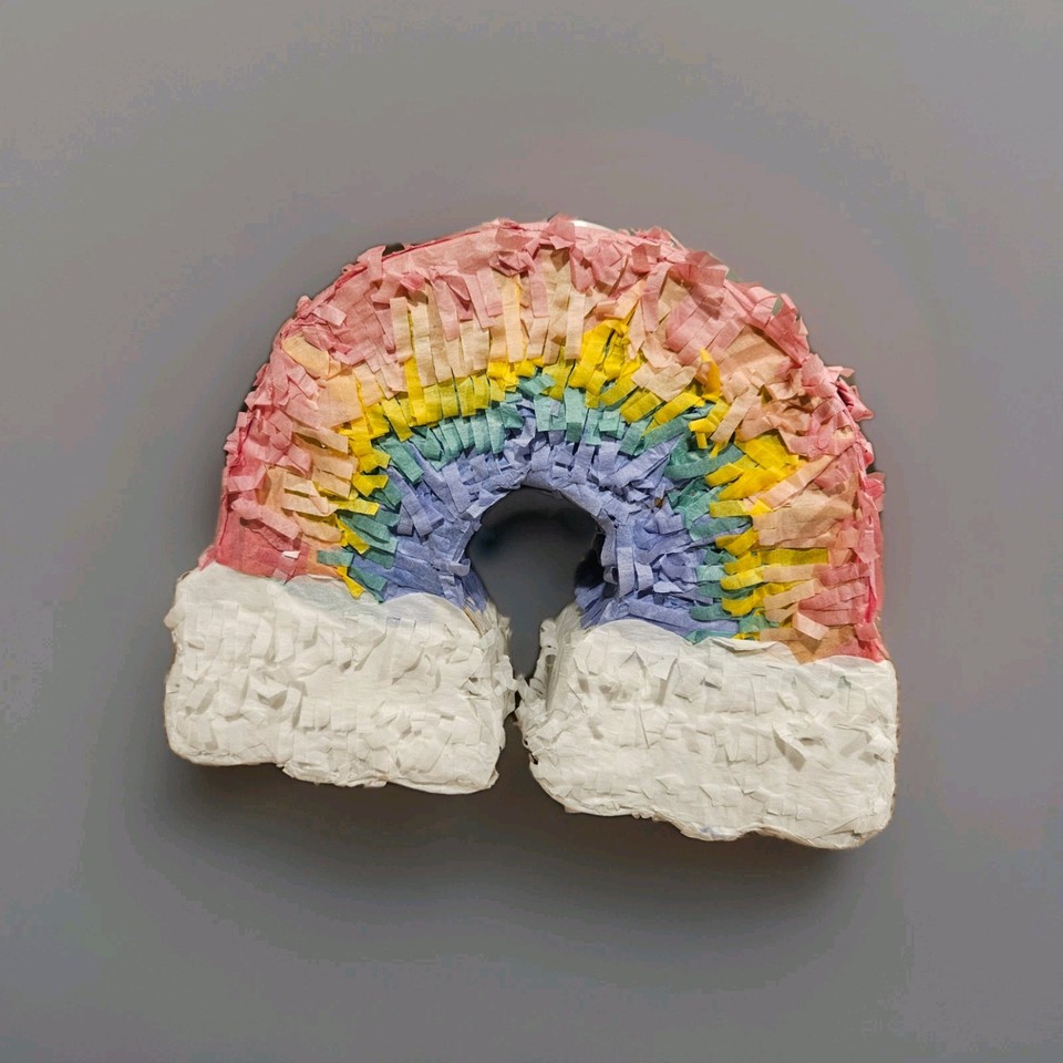 NEW 3-Pack Mini Piñata Decorative Party Favors Rainbow & 2 Cupcakes ...