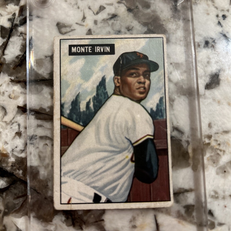Monte Irvin Rookie Card Authentic Bowman 1951 | eBay