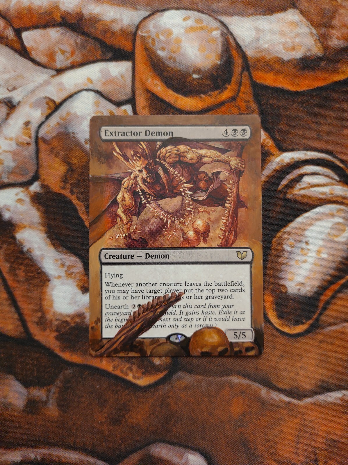 Magic the Gathering Extractor Demon Hand Painted Unique Custom MTG ...