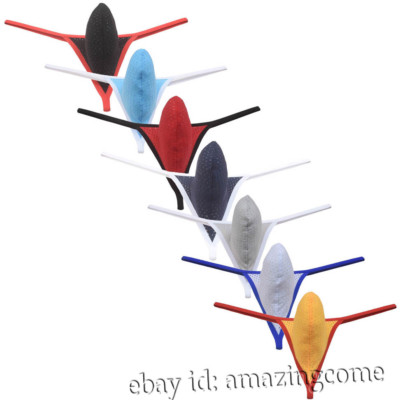 Men Bikini String Thong Eyelet Sport Tricot Underwear Guy Minimal ...