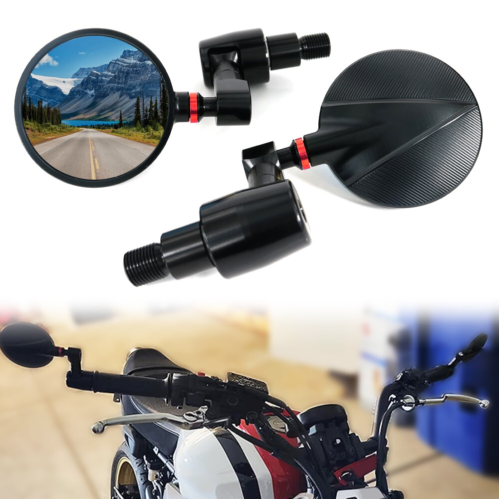Rear Handle Bar End Mirrors Fit For Yamaha XJ6/Diversion 09-15/FZ1 ...