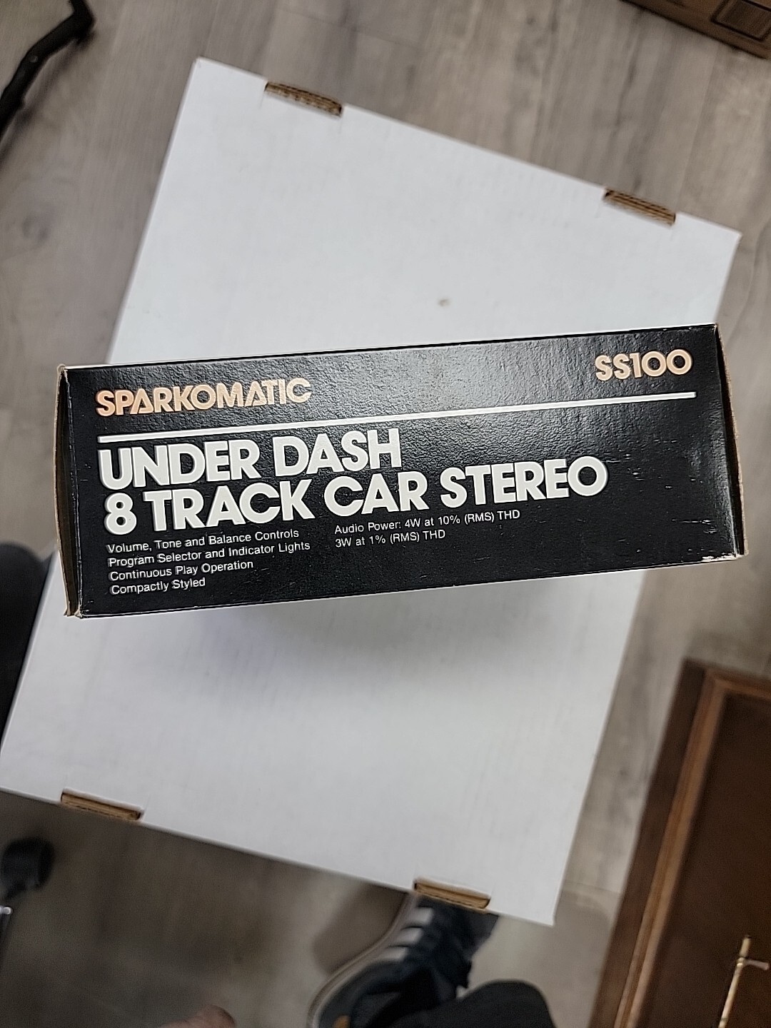 NOS Sparkomatic 8 Track Player Car Audio Equipment NEW IN THE BOX NEVER ...