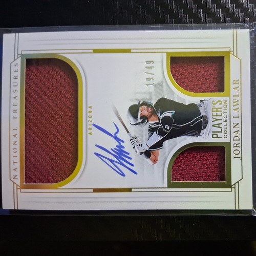 2025 National Treasures Jordan Lawlar Player’s Jumbo Patch Auto /49 ...