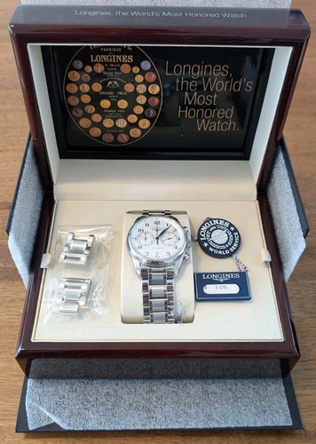 LONGINES MASTER COLLECTION CHRONOGRAPH, L2.629.4.78.6 40mm, Inc 1.5 ...