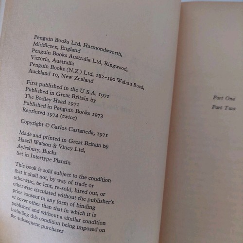 A Separate Reality Carlos Castaneda Vtg 70s Penguin PB Conversations w ...