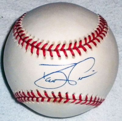 DAVID JUSTICE BRAVES INDIANS HAND SIGNED AUTOGRAPHED OAL BASEBALL MINT ...