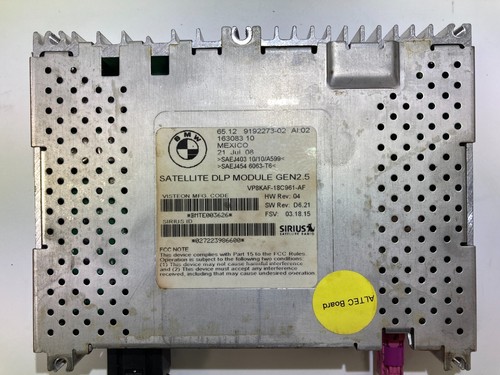 2008 - 2010 BMW 650i M6 X5 Sirius Satellite DLP Module GENUINE with ...