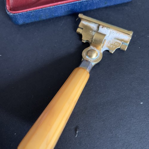 Vintage Schick Injector Safety Razor Bakelite Handle 1940s with Case | eBay