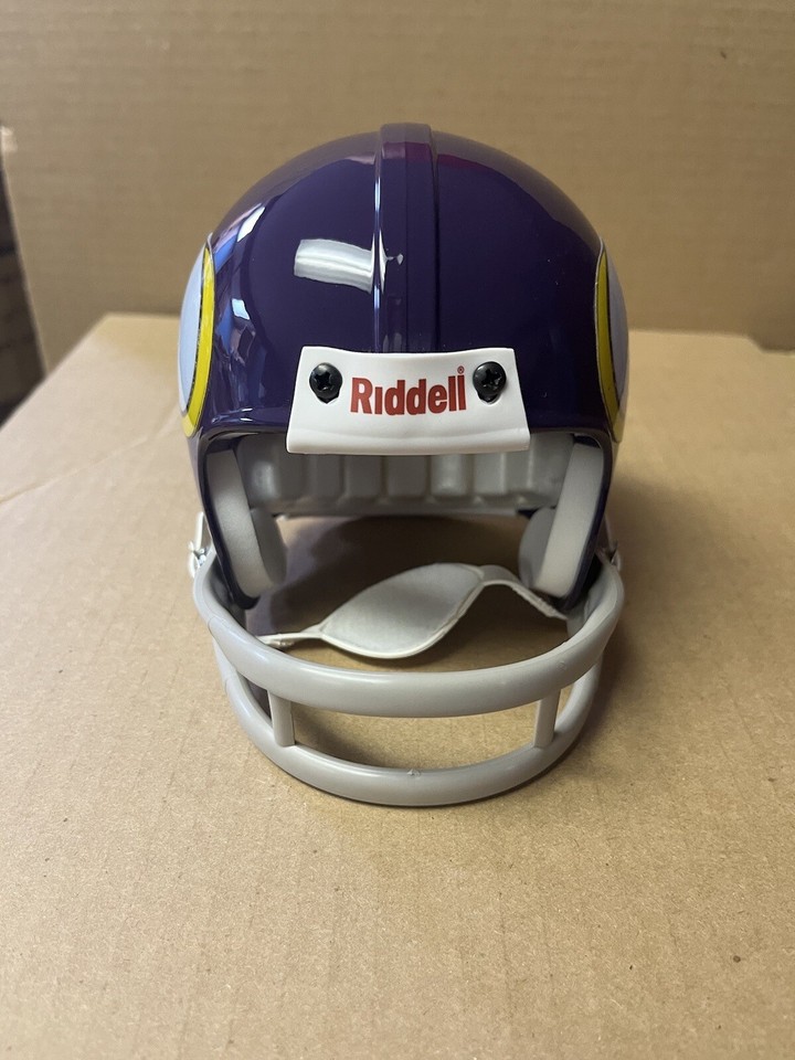 Minnesota Vikings custom riddell Throwback VSR4 2 Bar mini helmet | eBay