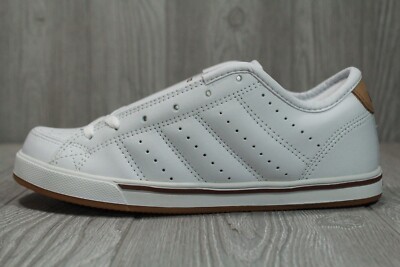 New Rare Vintage Adio Drayton White Leather Skate Shoes Mens Size 7.5 ...