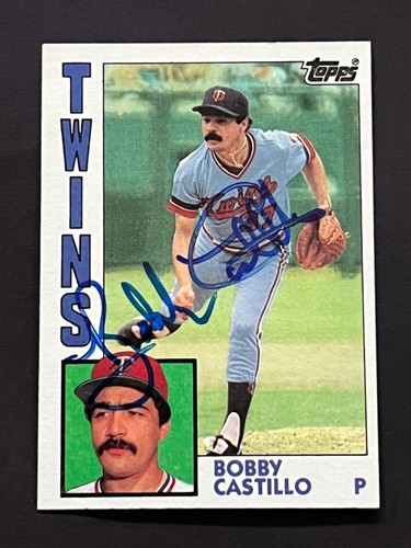 Bobby Castillo Signed Autograph 1984 Topps Baseball #491 Twins | eBay