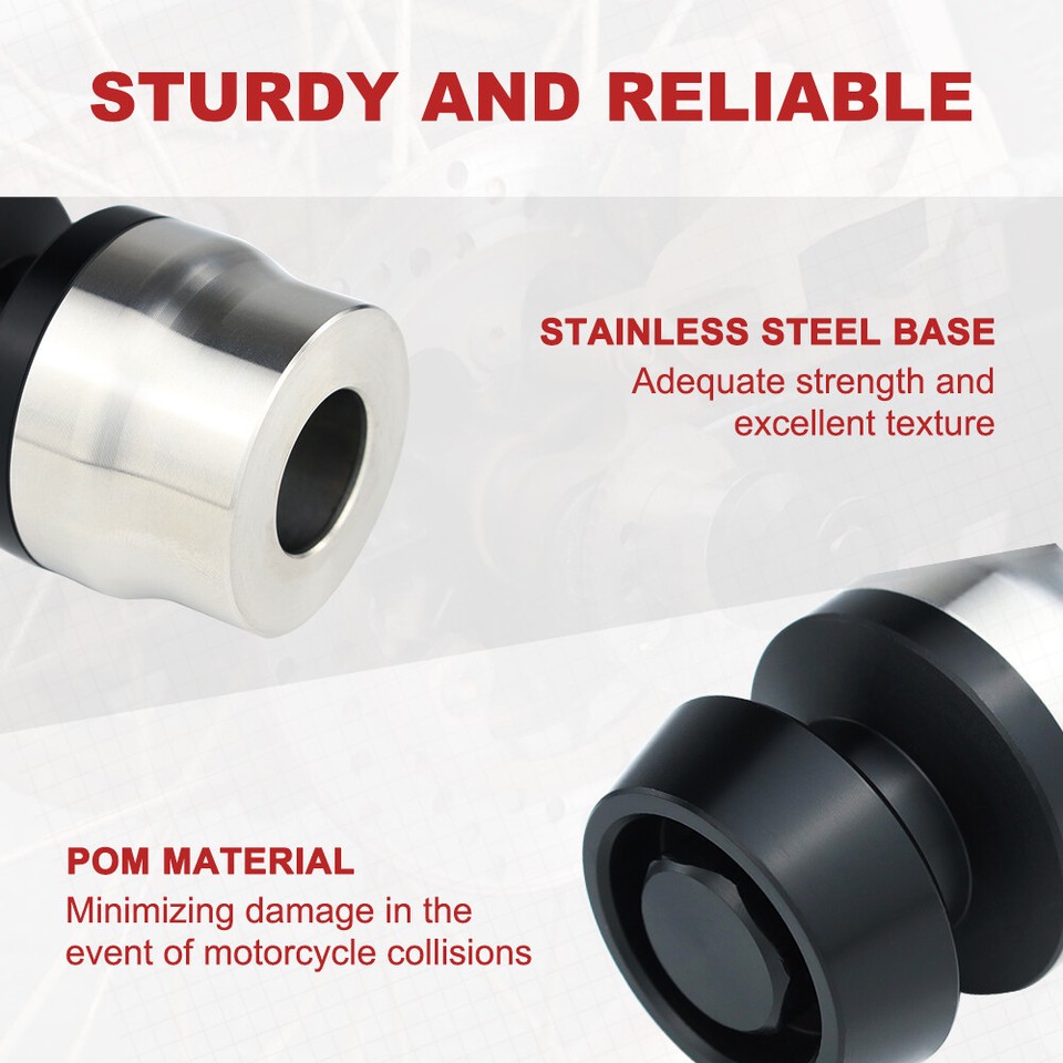 Fit For Kawasaki ZXR 400 ZX400 1990-1999 Rear Axle Sliders Crash ...