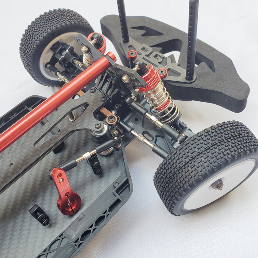 Metal Carbon Fiber Chassis Frame Kit For 1/10 Rally Racing Off-Road RC ...