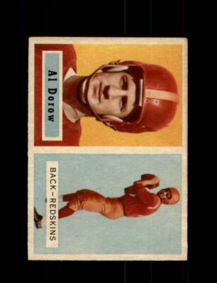 1957 AL DOROW TOPPS #24 REDSKINS *G8745 | eBay